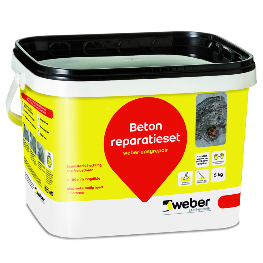 Weber Beton reparatieset | alles-in-één voor betonherstellingen
