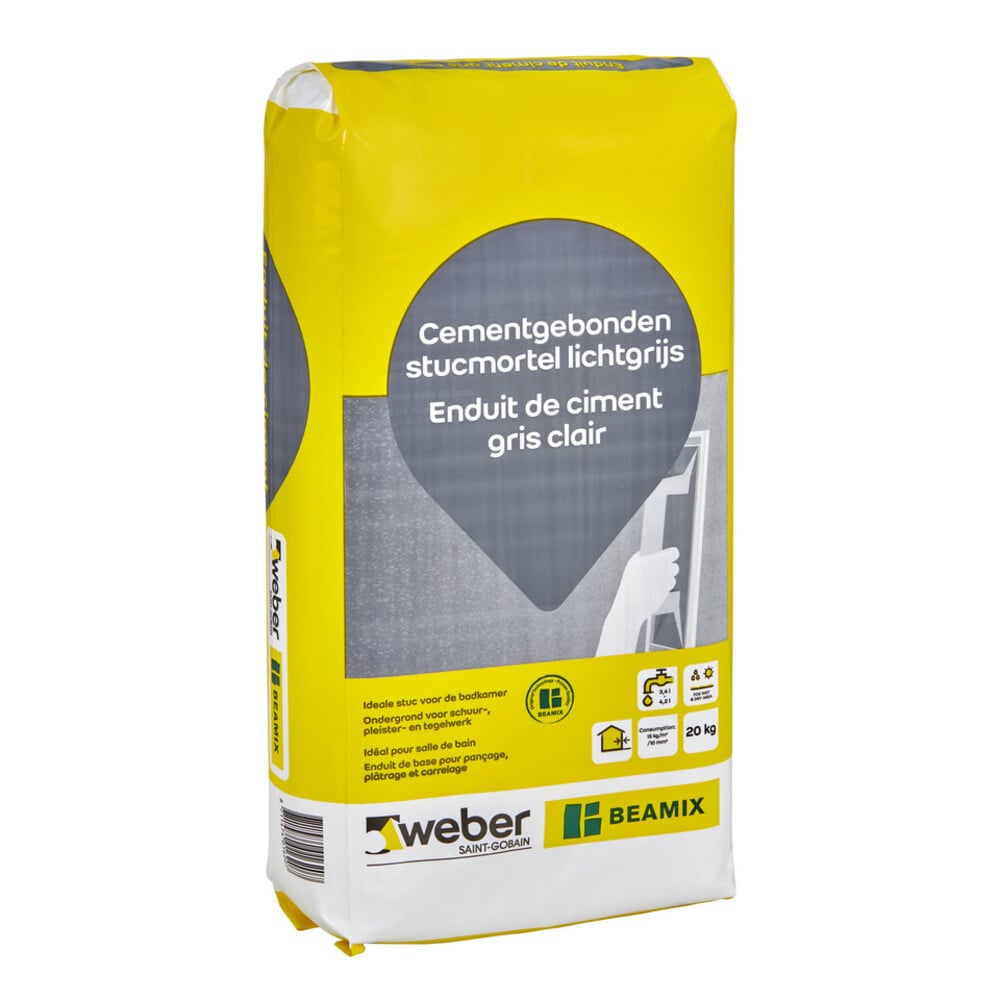 Weber Beamix Enduit ciment | un produit pour enduire tous les murs