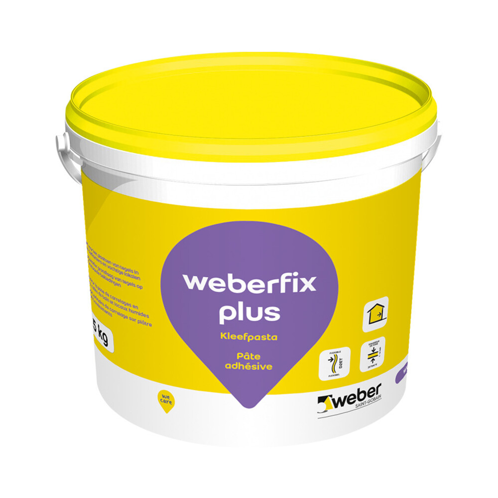 Pasta tegellijm | weberfix plus | Weber Belgium