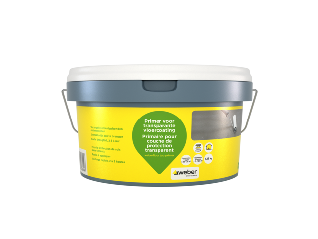 weberfloor top primer | voorstrijkmiddel voor de coating van uw gietvloer