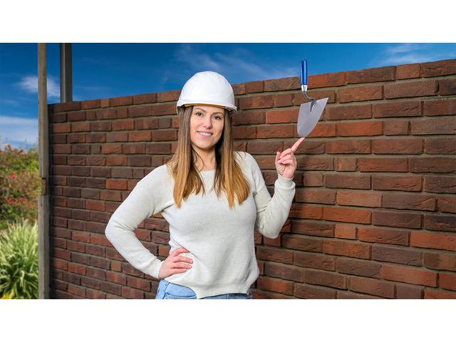 Un travail exigeant, allégé : mon premier mur de séparation maçonné ...